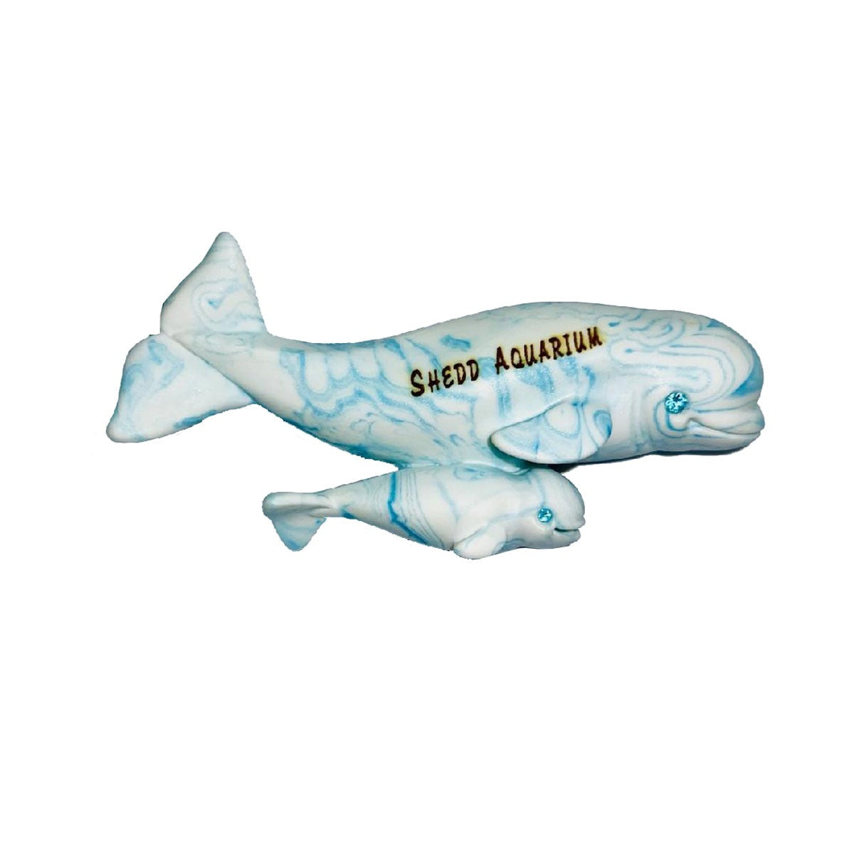 Beluga Jeweled Magnet – Shedd Aquarium Gift Store