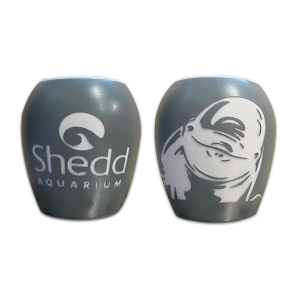 Grey Shedd Aquarium Beluga Shot Glass – Shedd Aquarium Gift Store